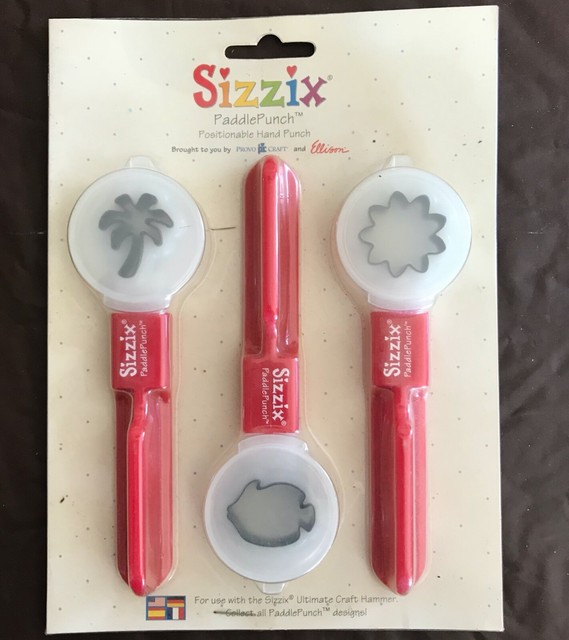 Sizzix Paddle Punch Set 3 Swirl Splat Star PROVOCRAFT Ellison ...