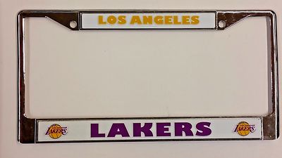NBA Los Angeles Lakers Metal License Plate Frame (Pack of 2 Frames) | eBay