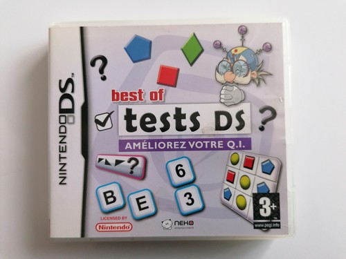 BEST OF TESTS Améliorez votre Q.I. Jeu Nintendo DS COMPLET avec boîte ...