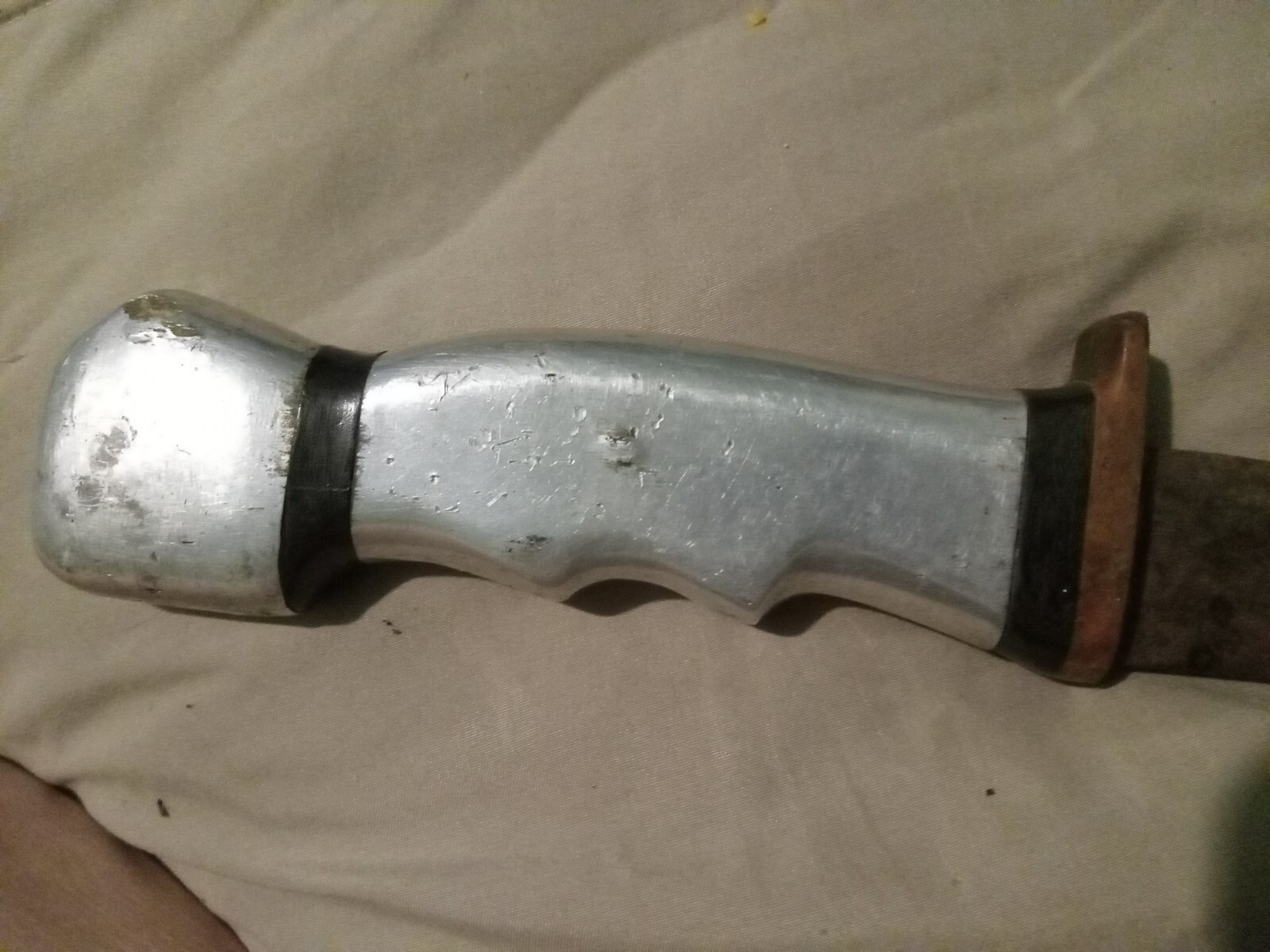 ANTIQUE LARGE KNIFE CAST IRON BLADE 14.5L RARE | eBay