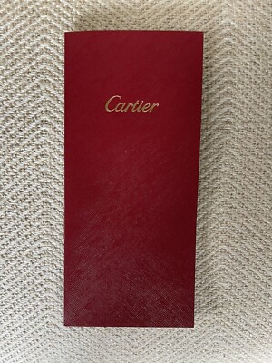 CARTIER Red Vinyl Receipt Holder 4"X 8.5" | eBay