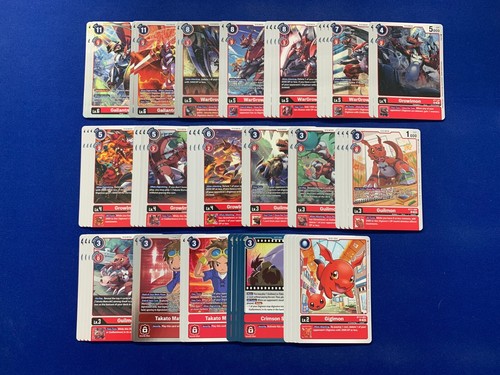 Digimon Card Game - Gallantmon Growlmon Guilmon Takato Matsuki Red Deck ...
