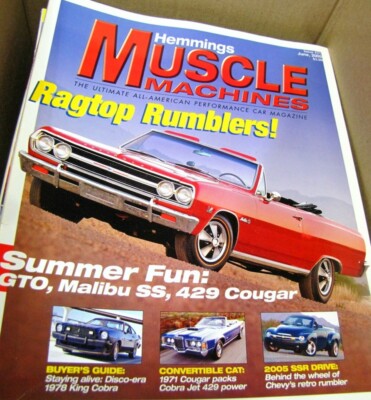 Hemmings Muscle Machines Magazine June 2005 #21 Ragtop Rumblers! | eBay
