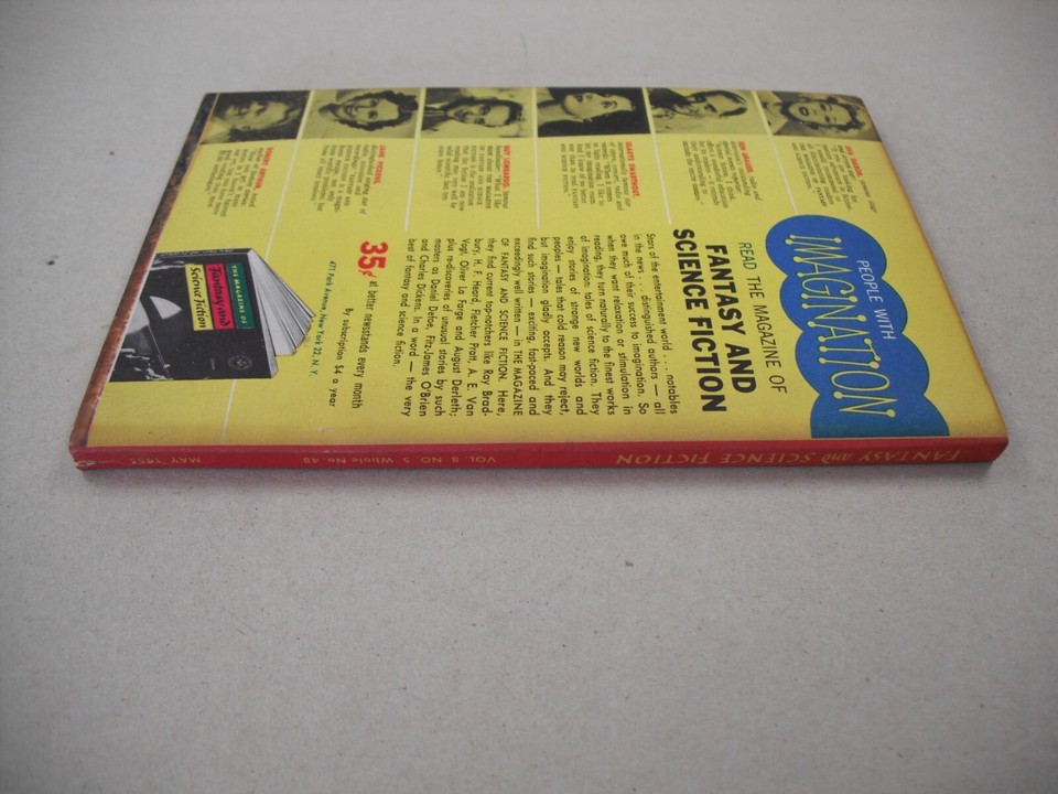 "FANTASY & SCIENCE FICTION" 5/55 VFN! CHARLES BEAUMONT, MATHESON, FRED ...