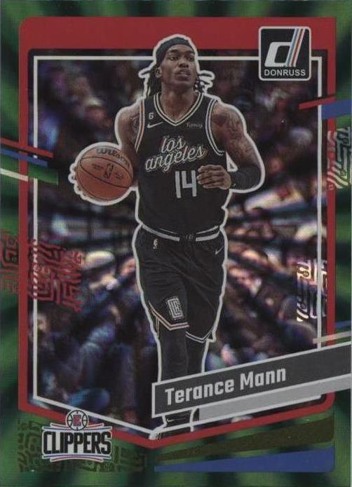 2023-24 Panini Donruss - Terance Mann #79 Holo Green Laser for sale ...