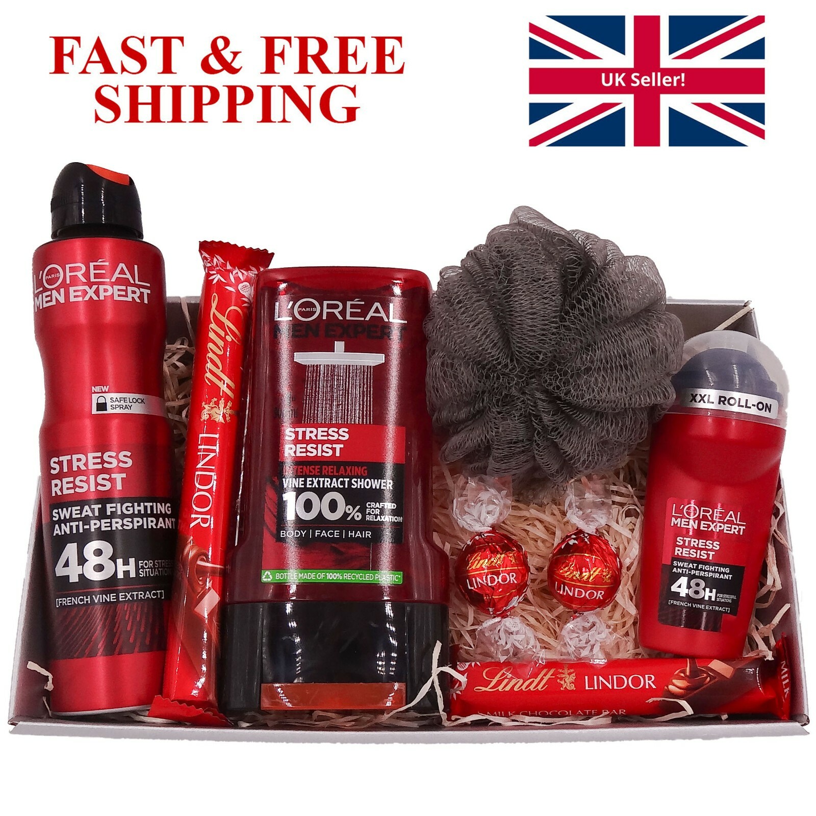 L'Oreal Men Stress Resist Gift Hamper Brother Birthday Father Son ...