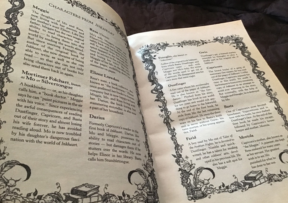 Inkspell Characters