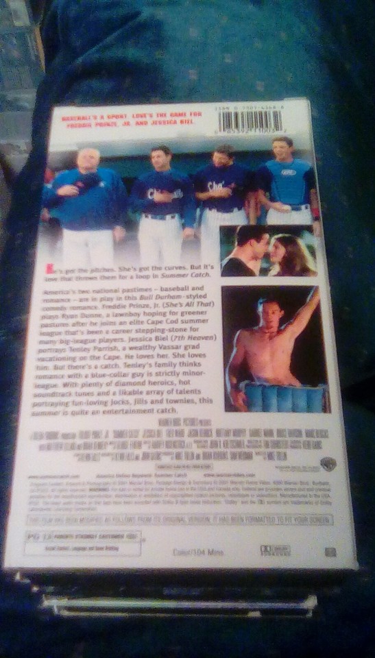 Summer Catch (2001) VHS Freddie Prinze Jr. Jessica Biel Brian Dennehy ...