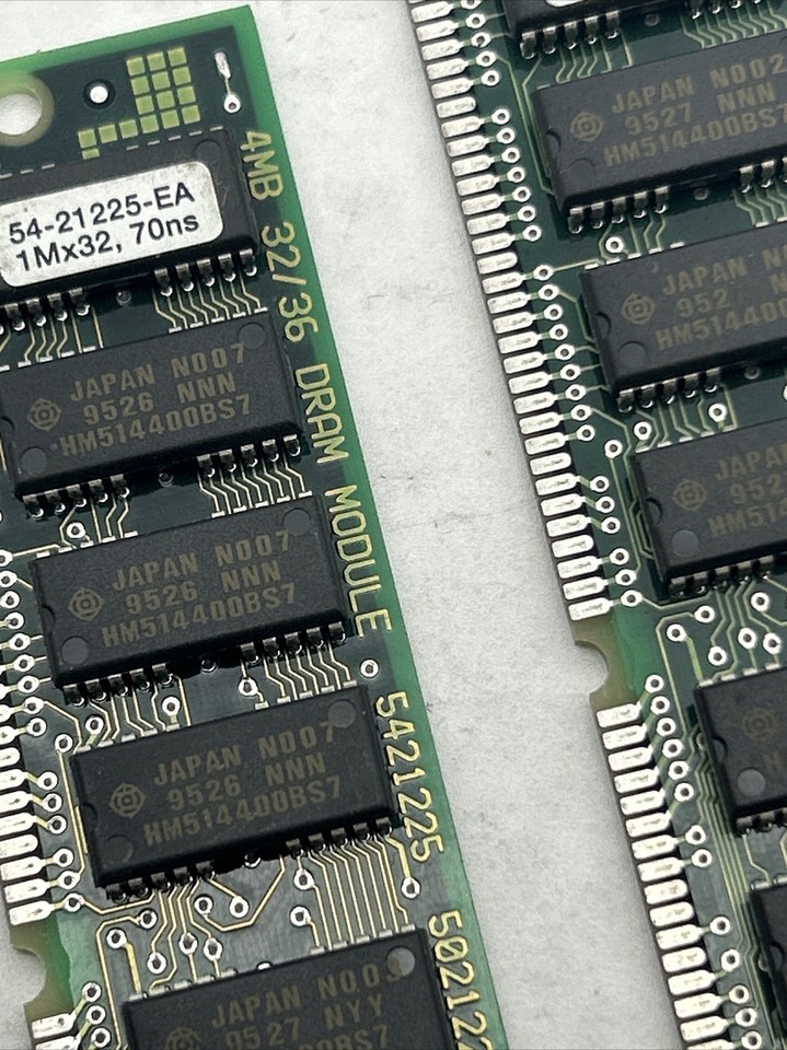 2x 4MB 72-Pin (8MB) Fast Page Non-Parity 1X32 SIMM RAM Memory Mac PC ...