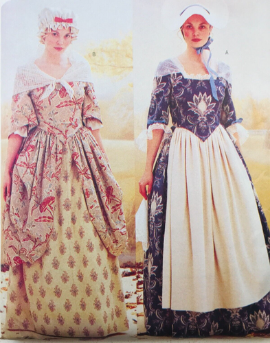 Butterick HISTORICAL COLONIAL COSTUME Sewing Patterns 3071 UNCUT 18 ...