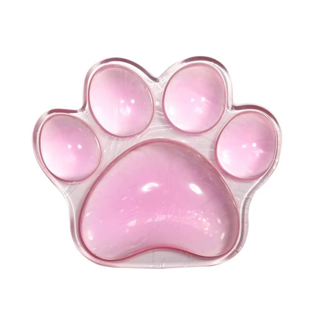 Transparent Cute Cat'S Paw Shaped Mouse Pad Wrist Guard Non Slip ...