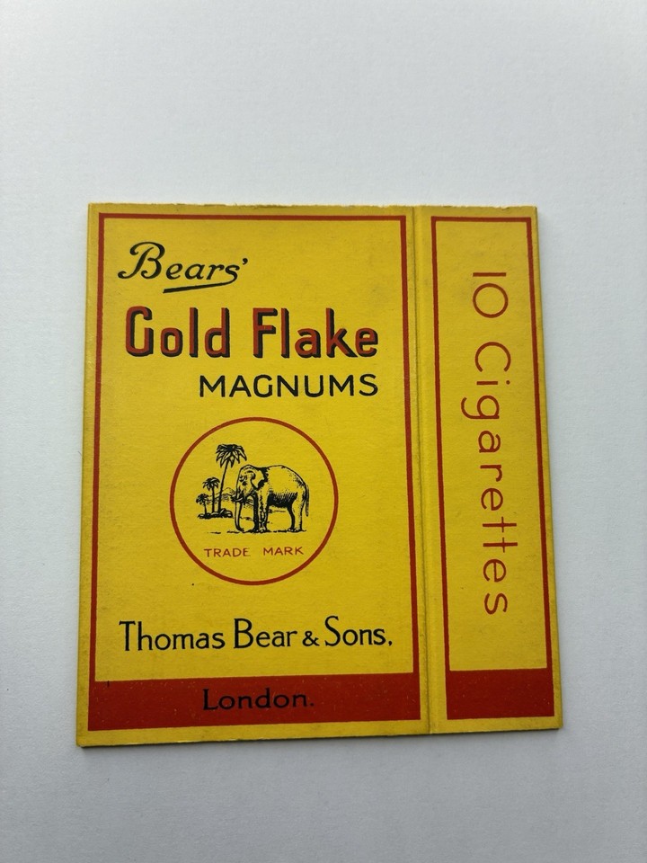 Bears Gold Flake Cigarette Packet | eBay UK