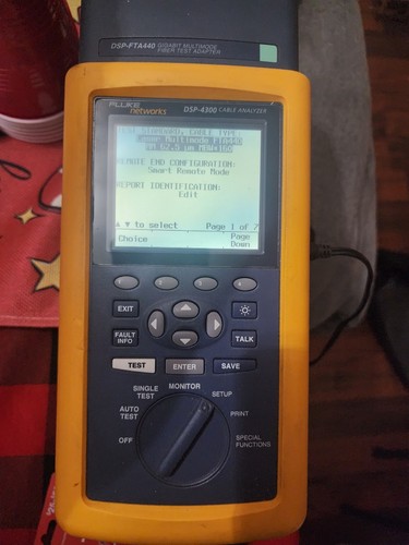 Fluke Networks DSP-4300 Digital Cable Analyzer & DSP-4300SR Smart Remote, l56 | eBay