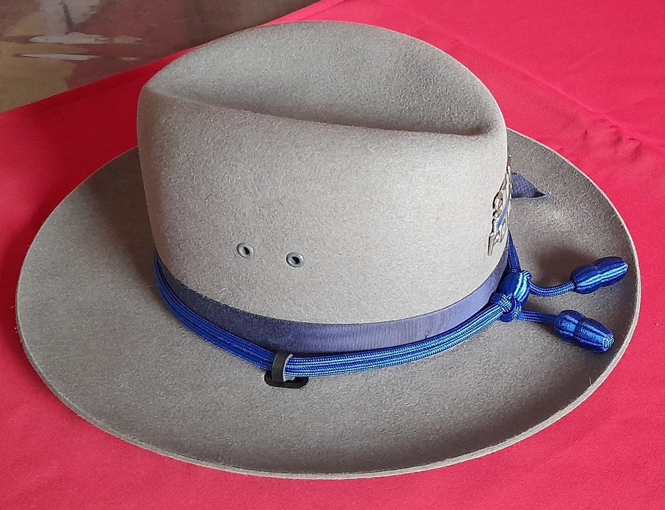 CONNECTICUT STATE POLICE WINTER HAT 1980'S STRATTON CT SP TROOPER USA ...