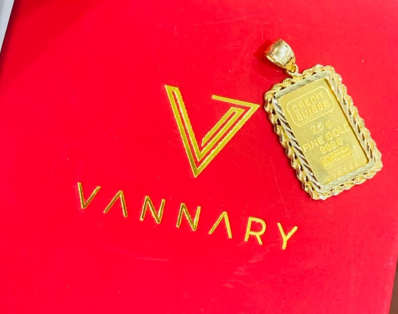 24K Solid Yellow Gold Shaped Rectangle 2.5GM/Pendant(14K 2.55Grams | eBay