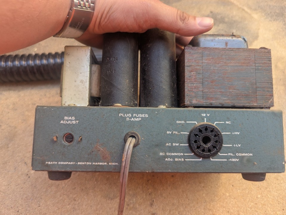 Heathkit HP-23 AC Power Supply for Amateur Radio Transceivers - Project ...