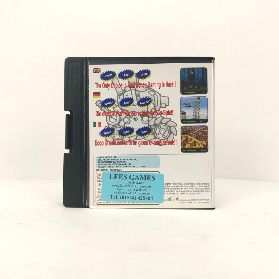 Neo Geo Pocket Color Metal Slug 1st Mission SNK PAL Complete | eBay UK