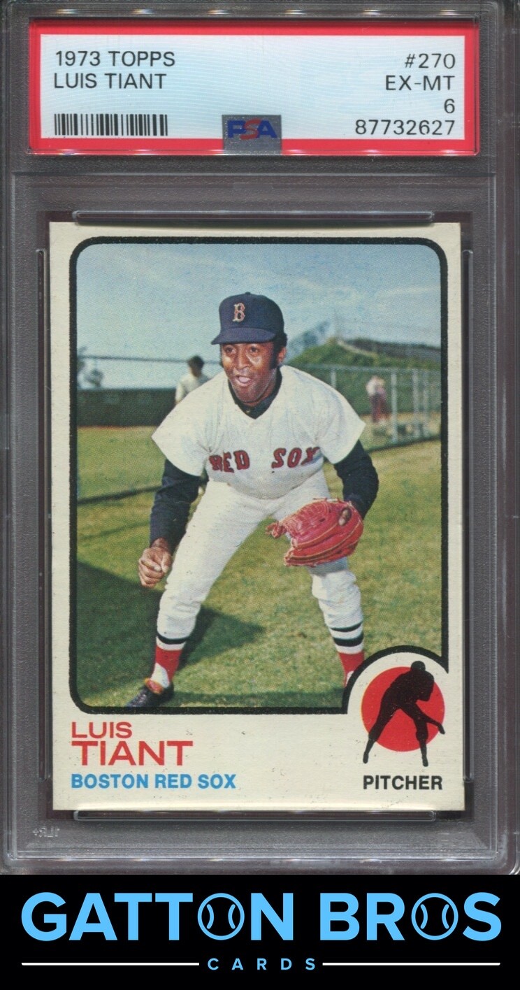 1973 Topps Luis Tiant #270 PSA 6 EX-MT | eBay