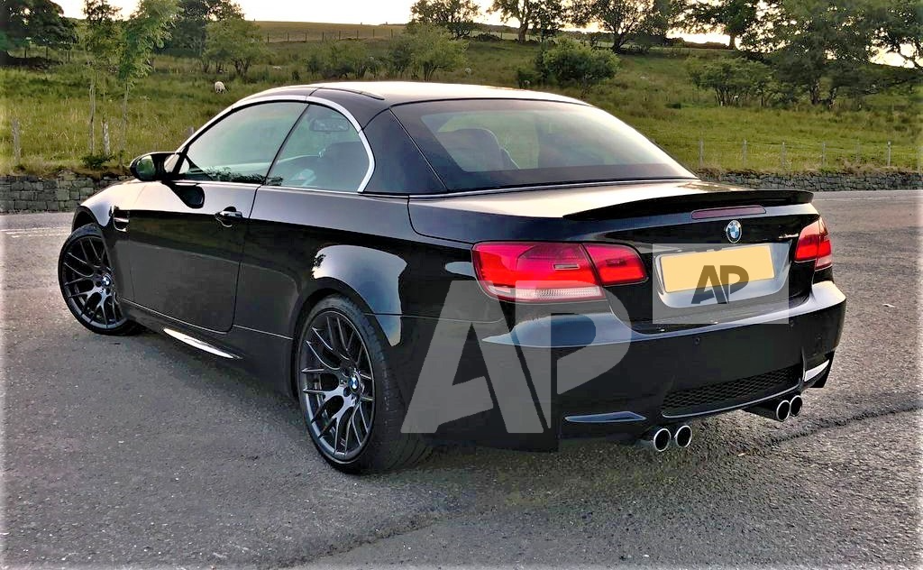 BMW 3 Series Convertible M3 E93 Carbon Fibre Rear Boot Spoiler Lip Wing ...