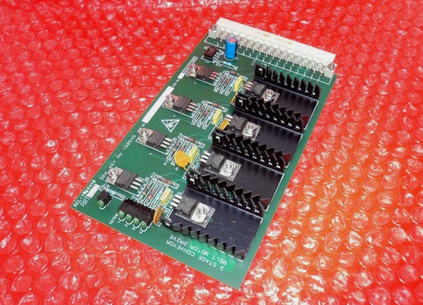 DEK PCB 160545 ISS.3 3-Stage Conveyor Belt Motor Drive DEK/0977 ...