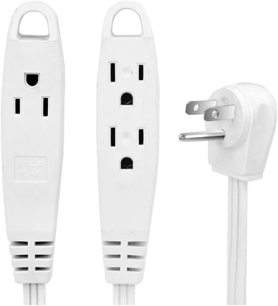 Single 3 Foot Extension Cord Plug