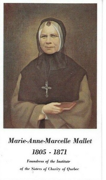 Relic and Holy Card of Ven. Marie Anne Marcelle Mallet Sisters of ...
