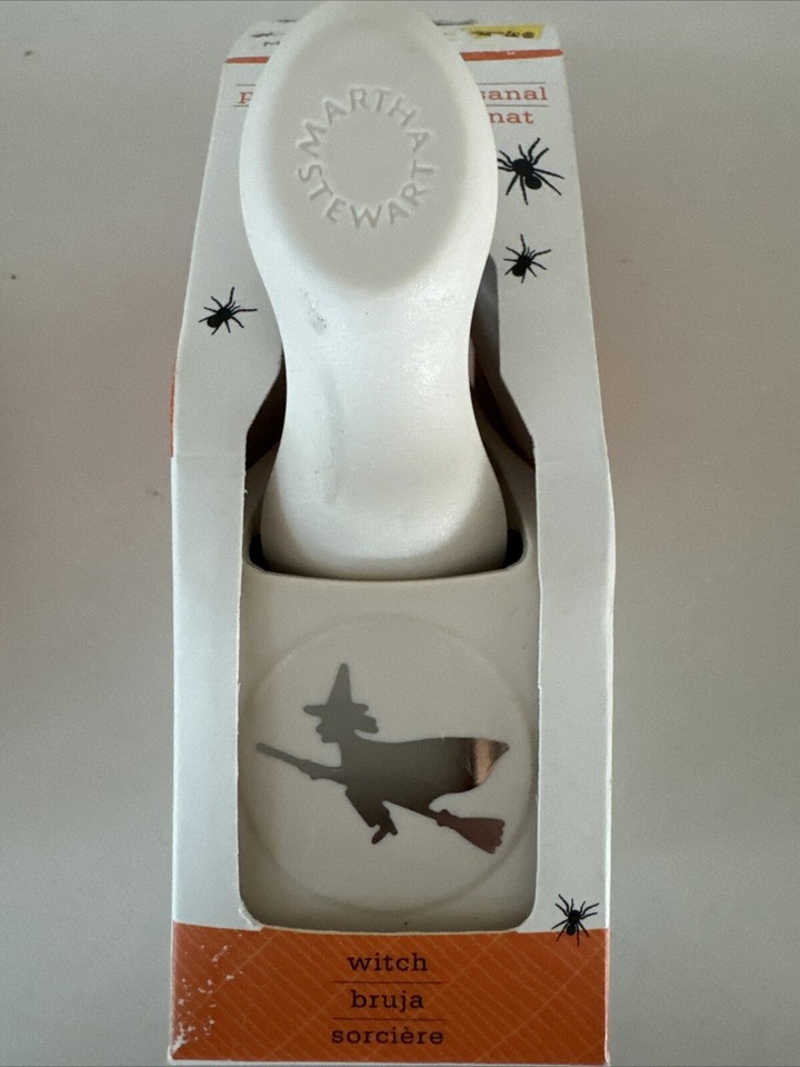 Martha Stewart Large Halloween Flying Witch Bats Pumpkin Boo Paper ...