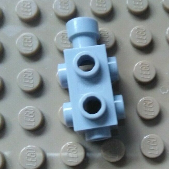 Lego 4595 Brick 1 x 2 x 2/3 with Studs on Sides x 2 | eBay