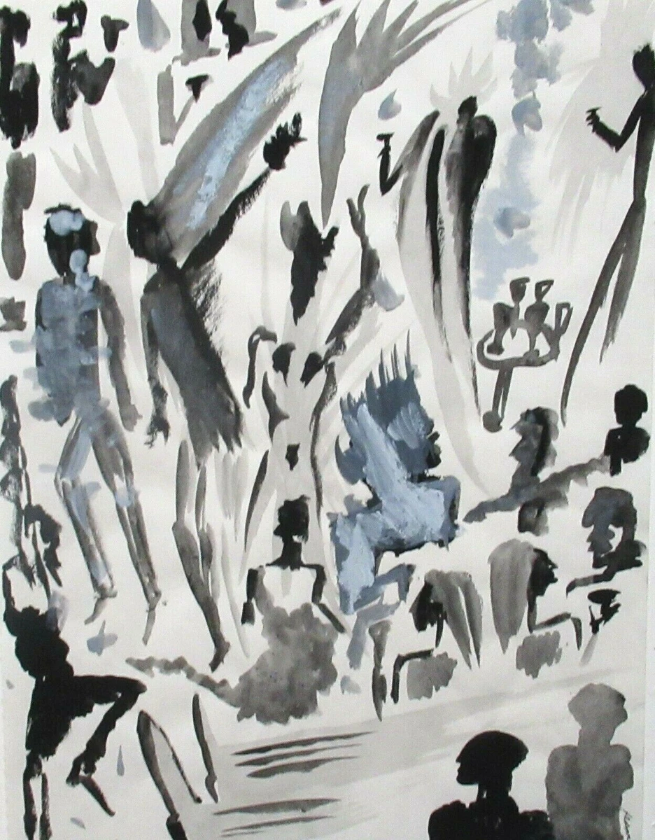 Abstract Paintings Of People Watercolor