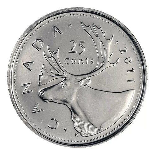 2011 CANADA 25¢ CARIBOU BRILLIANT UNCIRCULATED QUARTER COIN | eBay