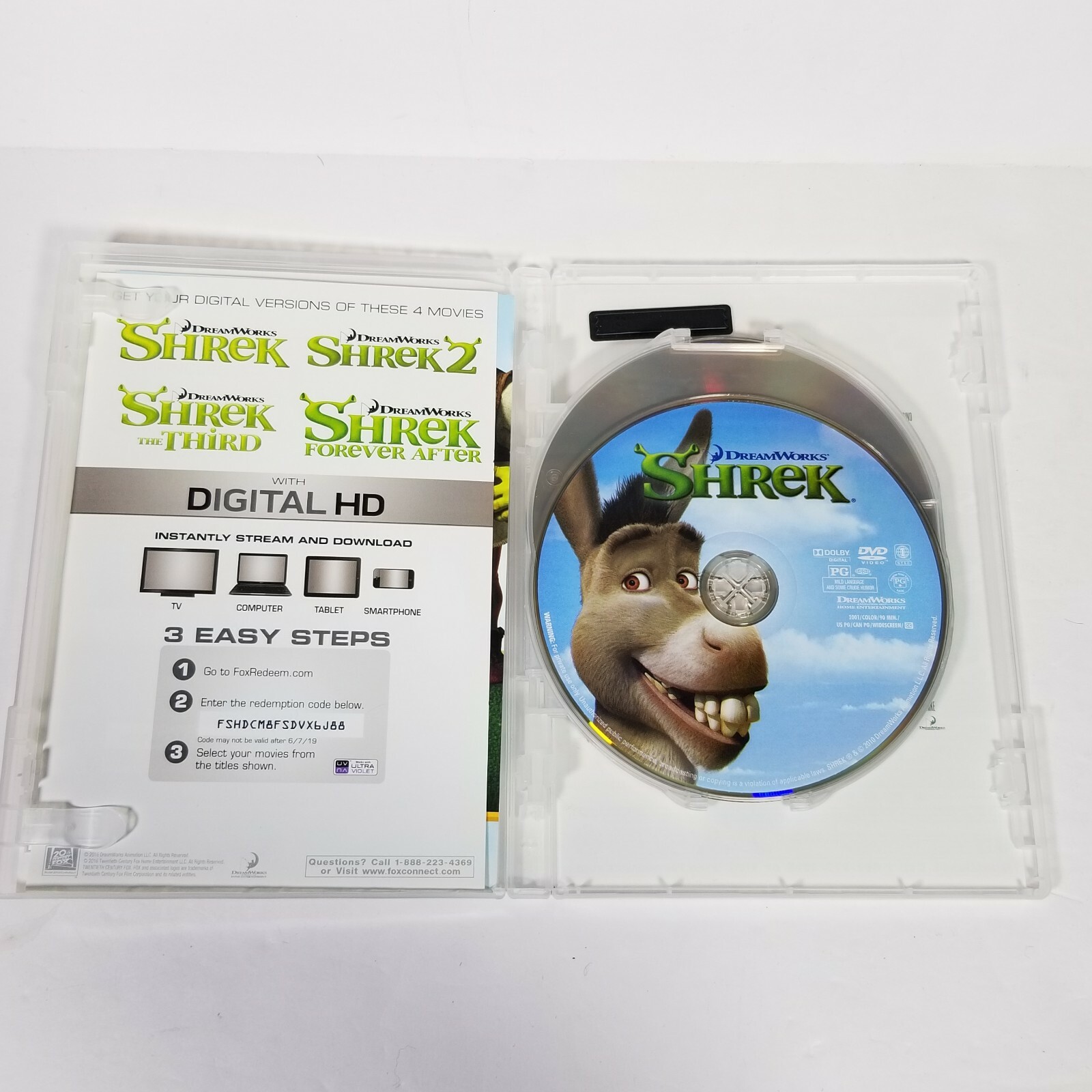 Shrek 4 Movie Collection Anniversary Edition DVD Set Dreamworks ...