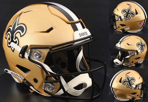 NEW ORLEANS SAINTS NFL Riddell SPEEDFLEX Authentic Gameday Football ...
