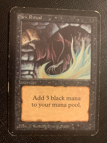 MTG - 1x Dark Ritual x1 - Alpha / LEA - MP | eBay