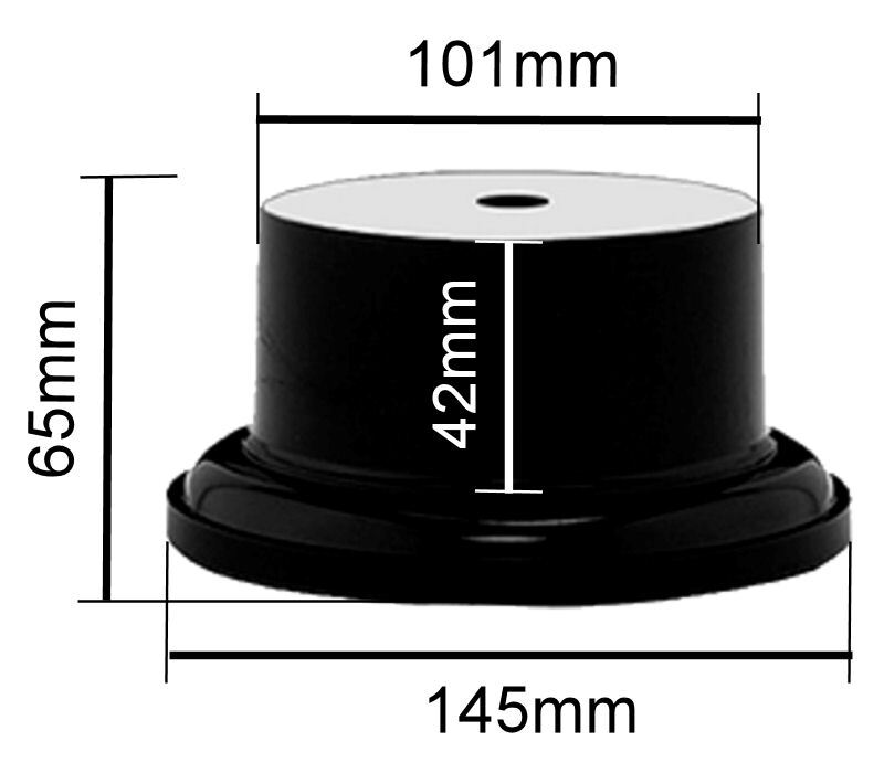 Black Trophy Base Plinth, Round Black Trophy Base, For Trophies Cups ...