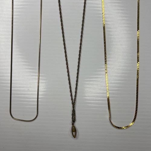 H3 Lot Gold Chains Boho Hippie 70s Mcm Mod Hippie Retro Necklaces | eBay