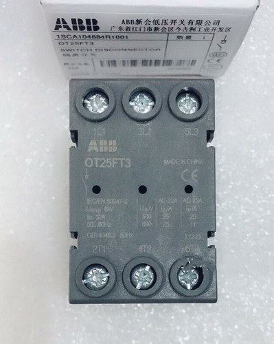 1pc New ABB Isolation Switch Panel Mount OT25FT3 | eBay