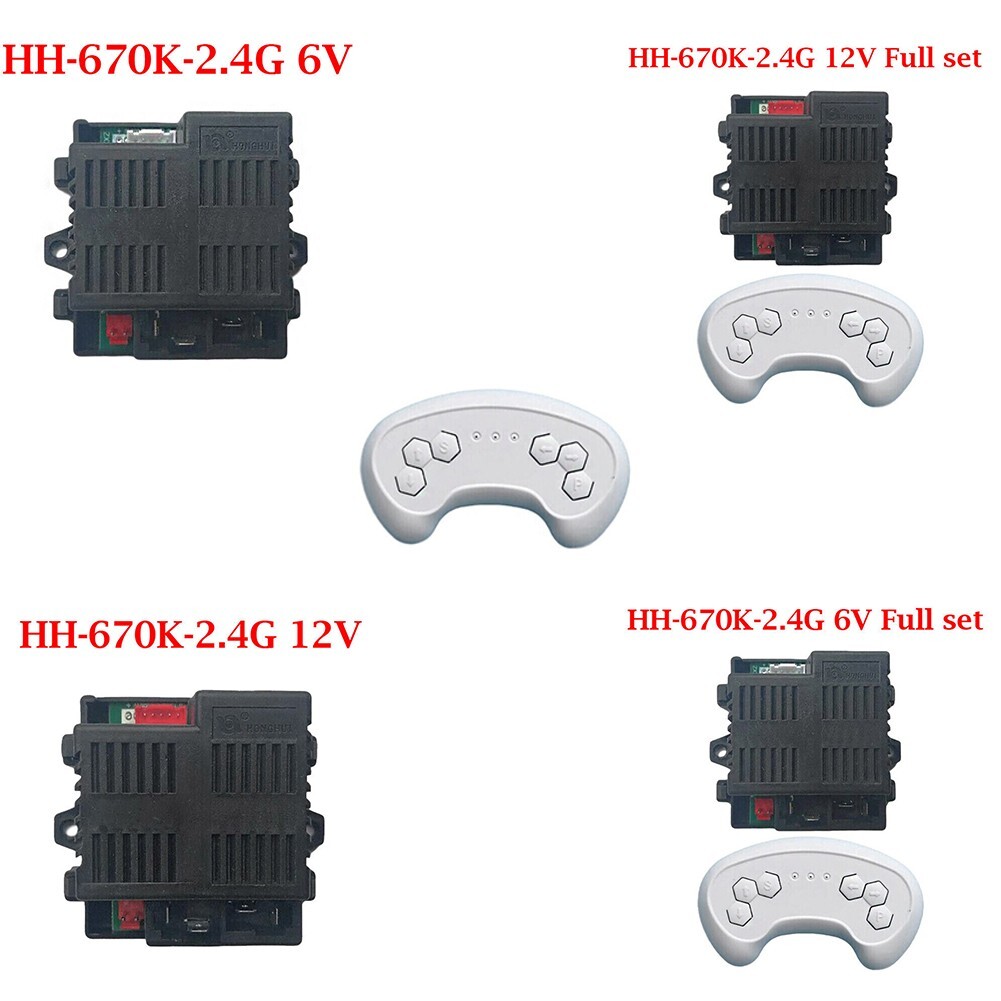 Brand New Remote Control Receiver 6V Children Electric Car HH-670K-2.4G ...