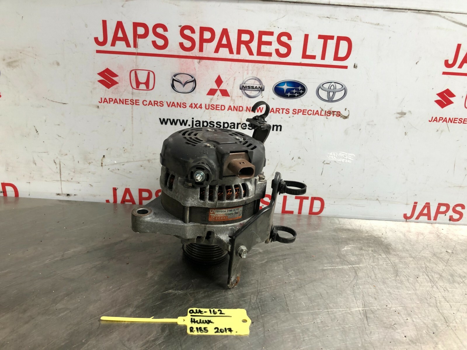 TOYOTA HILUX DCB 2017 2.4D4D DIESEL ALTERNATOR 27060-0L110 TG104210 ...