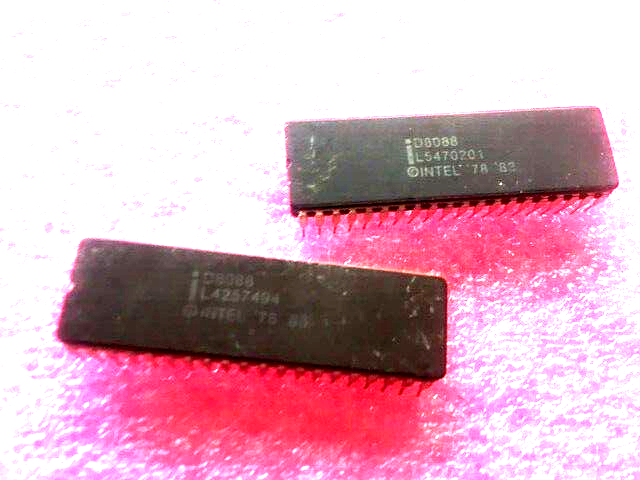 2pc Intel D8088 CPU CHIP Ceramic 40 Pin DIP CPU Processor | eBay