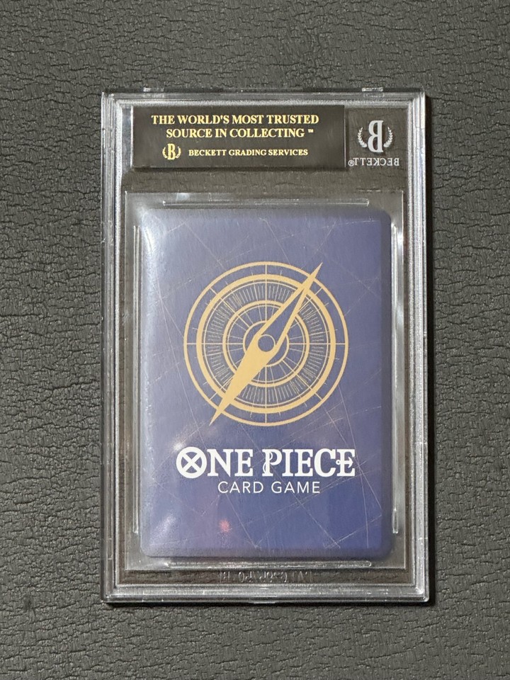 BGS 10 Black Label Rebecca OP05-091 Parallel Super Rare One Piece Card ...