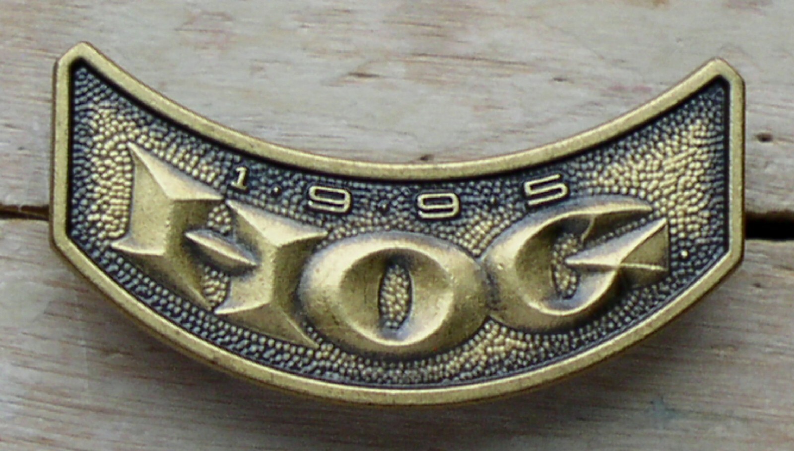 "USED" 1995 HARLEY OWNERS GROUP HOG H.O.G. CHAPTER MEMBER ROCKER PIN | eBay