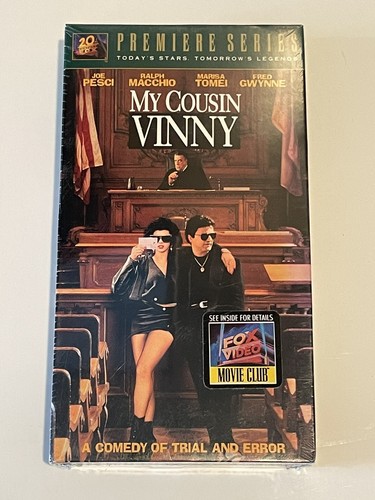 My Cousin Vinny (VHS, 1992) FACTORY SEALED BRAND NEW w/ WATERMARK ...