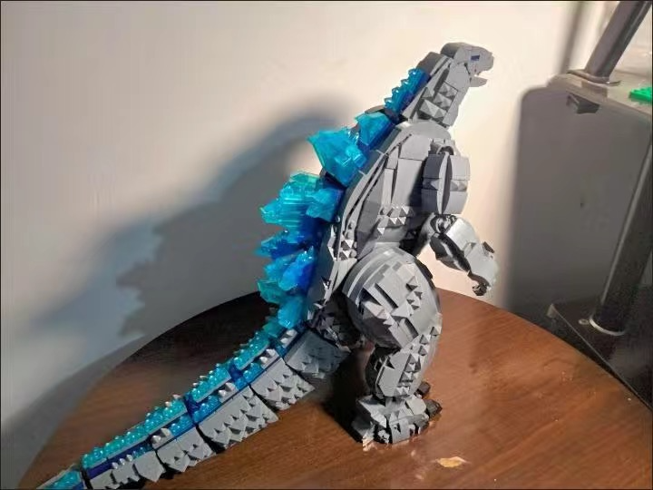 Godzilla Building Blocks Bricks MOC Set Ideas Dinosaur Monster Model ...
