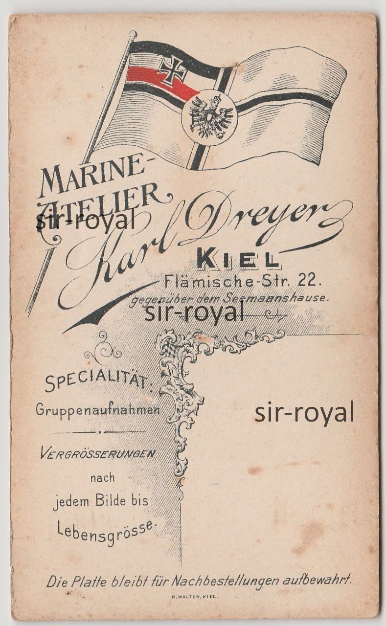 Matrosen Division 1 - Marine Soldat - Kiel - Marine-Atelier Dreyer ...