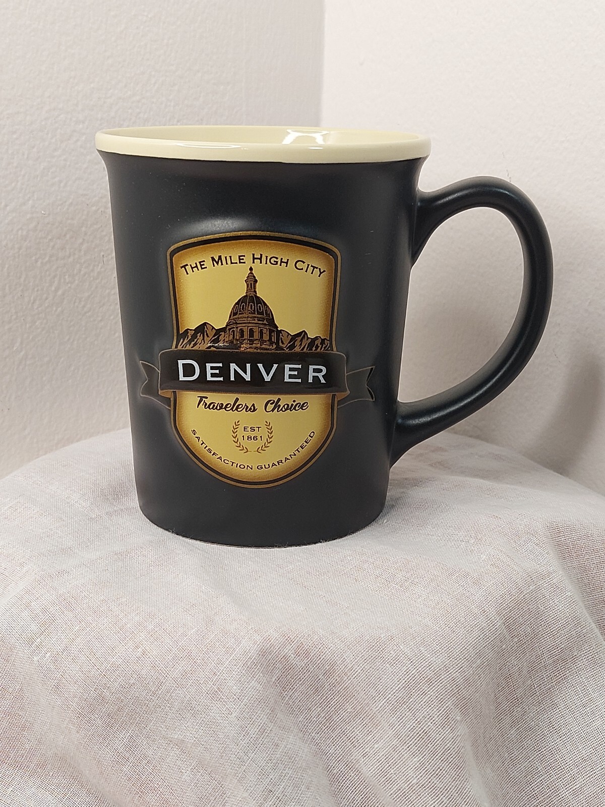 Americaware Embossed Coffee Mug Denver 'The Mile High City' New | eBay