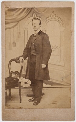 ANTIQUE CDV CIRCA 1860s DOCTOR DR. HENRY DONRIFE HANDSOME MAN BALTIMORE ...