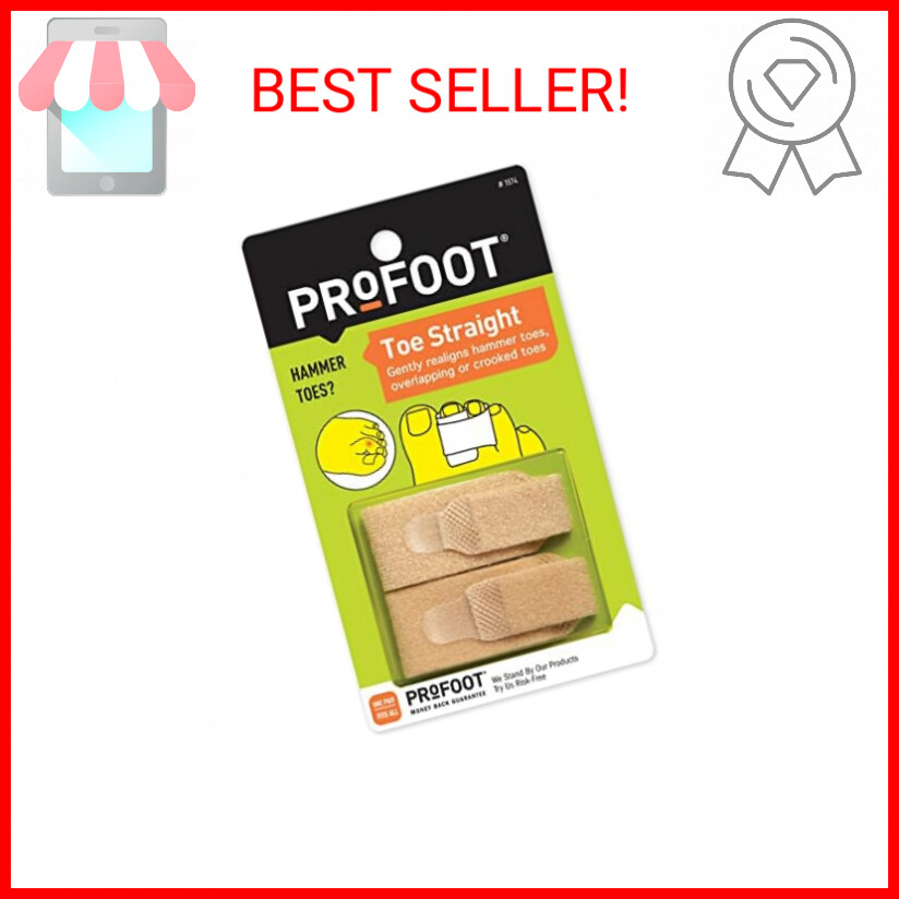 PROFOOT Toe Straight Hammertoe Wrap 1 Pair Toe Wraps to Straighten Toes ...