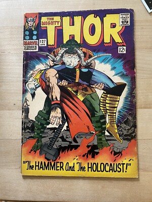 THOR #127 - 1ST PLUTO AND HIPPOLYTA! MARVEL COMICS, ODIN, I COMBINE ...