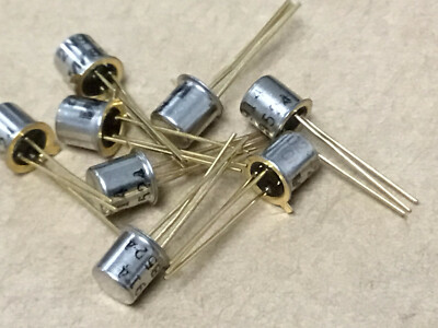 (8 PC) WW 2N914 Bipolar Junction Transistor NPN Type TO-206AA OLD GOLD ...