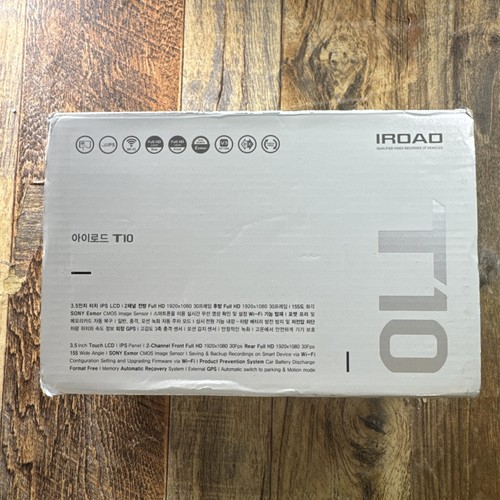 Iroad T10 Dash camera FULL 2 Channel HD Dash cam with 3.5 Inch LCD ...